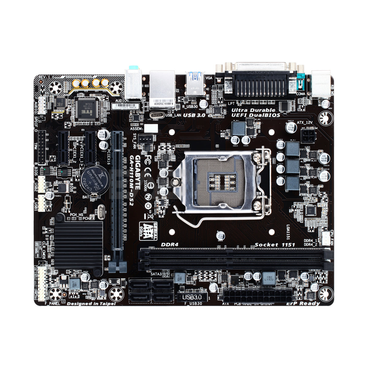 Gigabyte H110M DS2 Motherboard Socket 1151 Ddr4 – WP – Plugin Test
