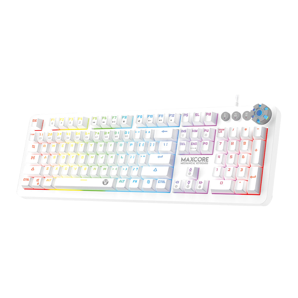 Fantech MK852 Max Core Blue Switch Mechnical Gaming Keyboard White – WP ...