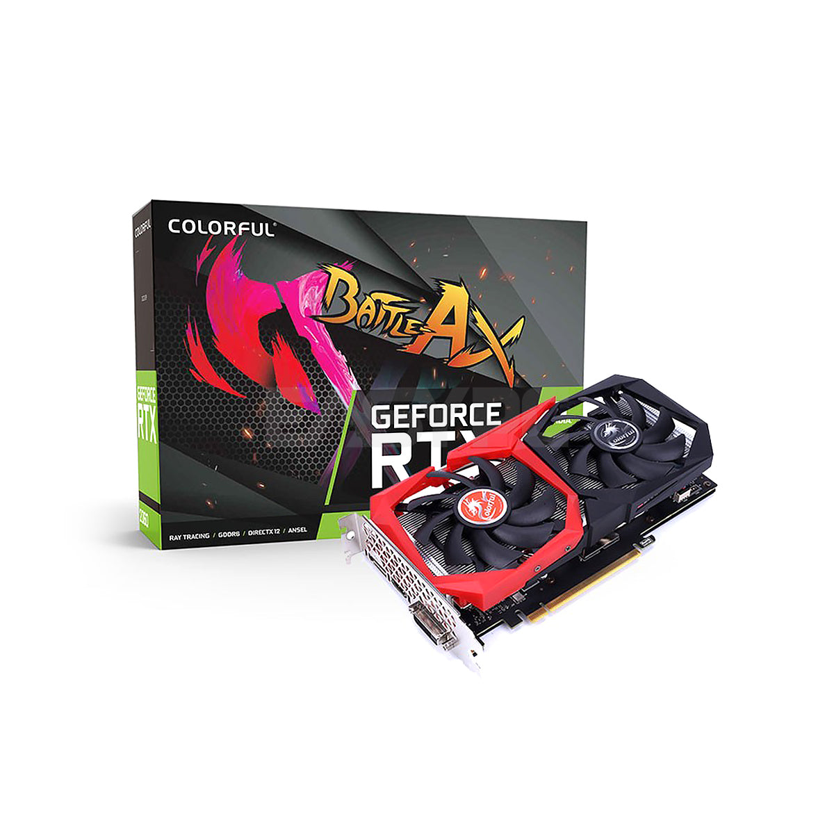 Colorful NVIDIA® GeForce RTX 2060 Battle-AX NB-V 6gb 192bit GDdr6 ...