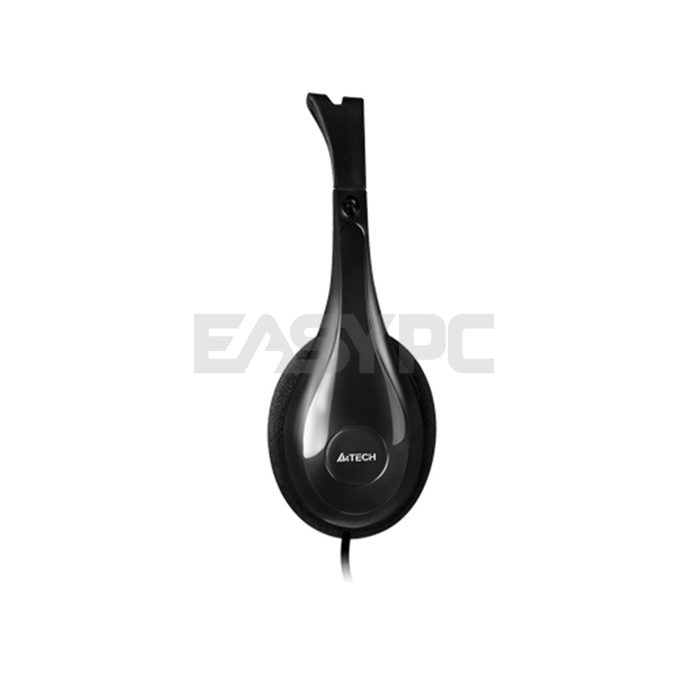 A4Tech HU-9 USB Adjustable Headband Rotatable Mic. Boom Light-Weight ...