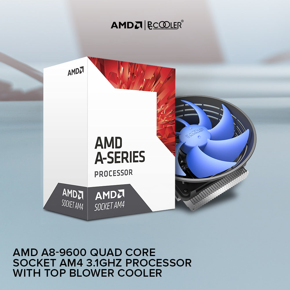 AMD A8-9600 Quad Core Socket Am4 3.1ghz Processor with CPU Cooler ...