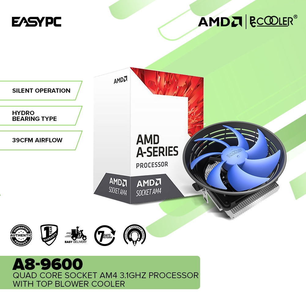 AMD A8-9600 Quad Core Socket Am4 3.1ghz Processor with CPU Cooler ...