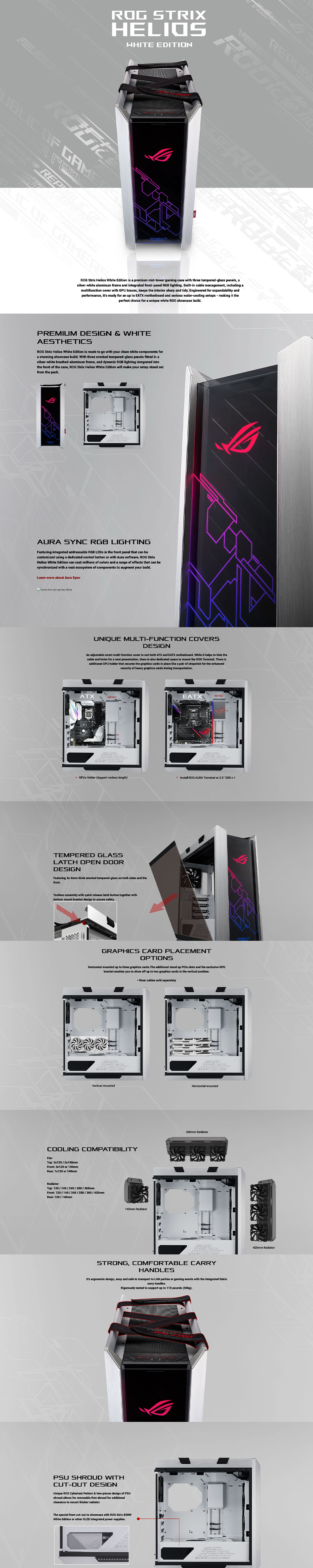 ASUS ROG STRIX HELIOS GX601 Mid Tower Gaming Case White – WP – Plugin Test