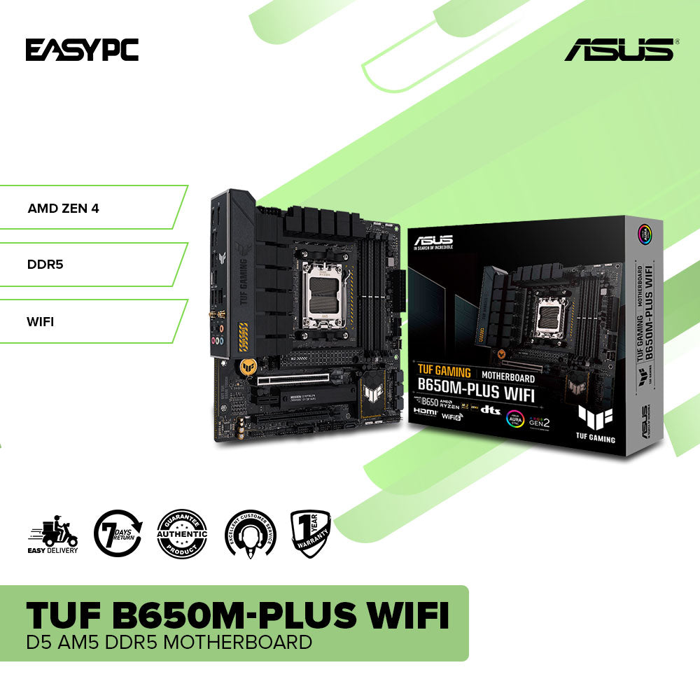 ASUS TUF B650M-PLUS wifi D5 AM5 DDR5 Motherboard – WP – Plugin Test