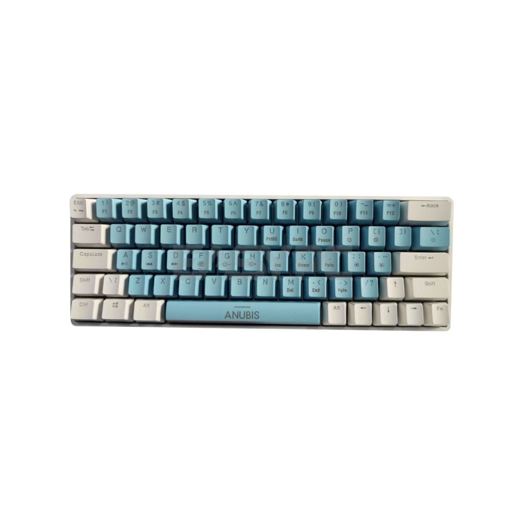 Anubis AG64 RGB Hotswappable Gaming Mechanical Keyboard Blue White – WP ...