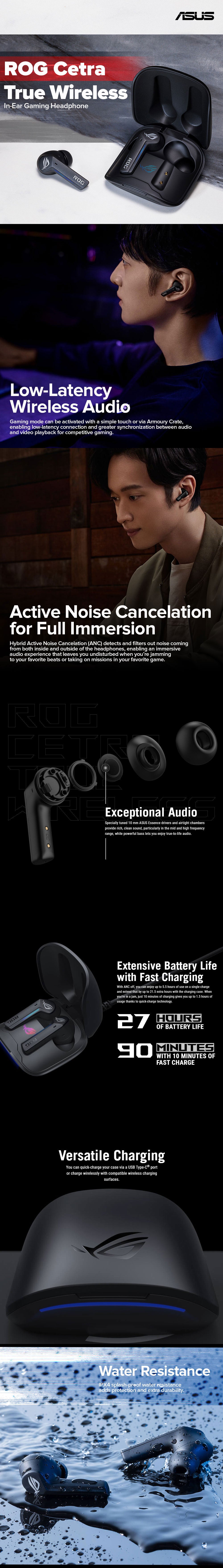 Asus ROG Cetra True Wireless In-Ear Gaming Headphone – WP – Plugin Test