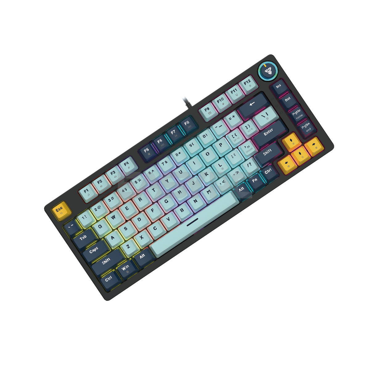 Fantech MK875 V2 Atom 81 Hot swappable 3pin Blue switch Mechanical ...