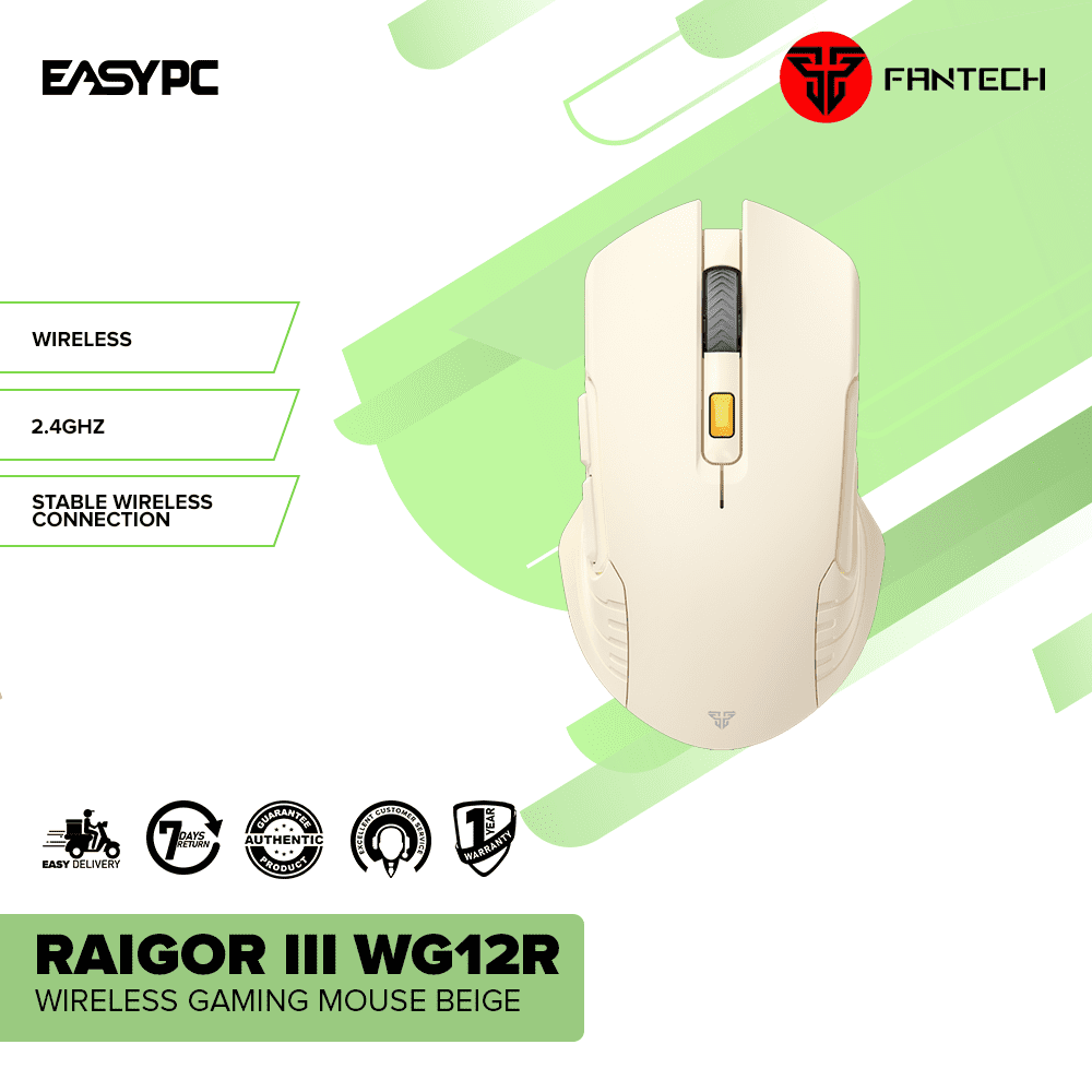Fantech Raigor III WG12R Wireless Gaming Mouse Beige – WP – Plugin Test