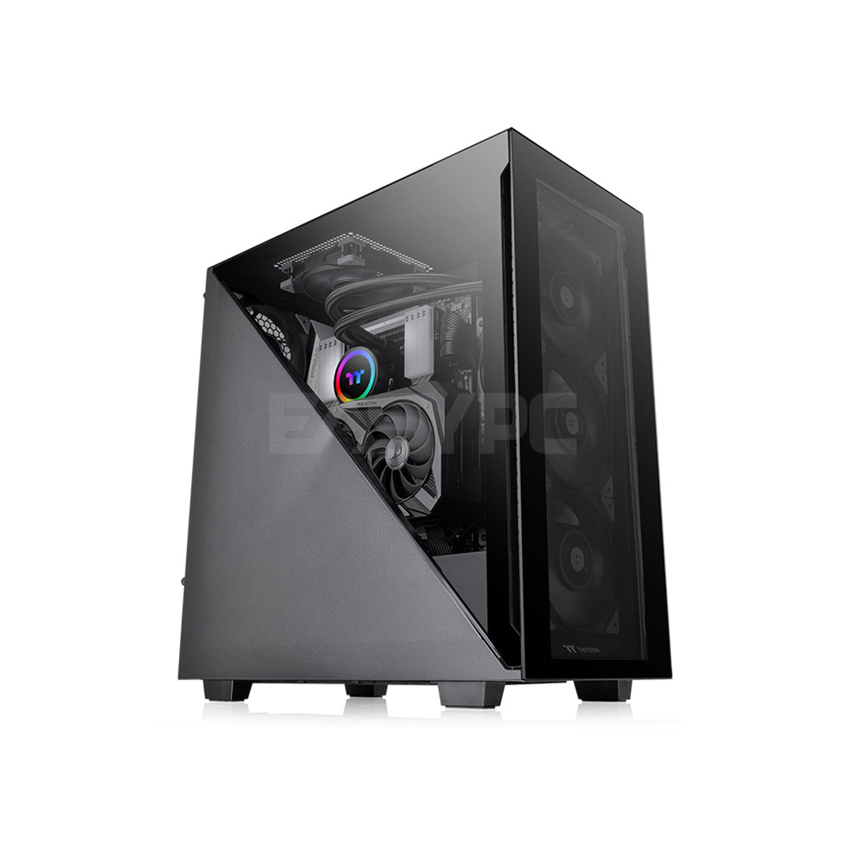 EasyPC | Thermaltake Divider 300 Black/Snow TG ATX Mid Tower Chassis ...